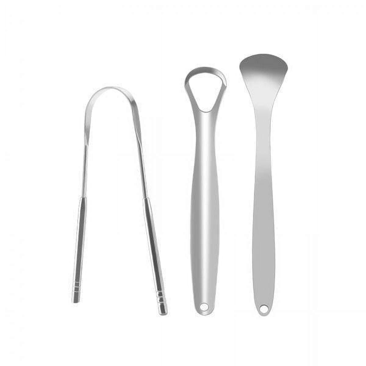 Limpiador De Lengua 3x3x, Reduce El Mal , Metal Reutilizable, Acero ...