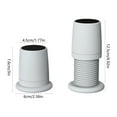 2Pcs Adjustable Height Furniture Leveling Pad for Sofa Table Legs ...