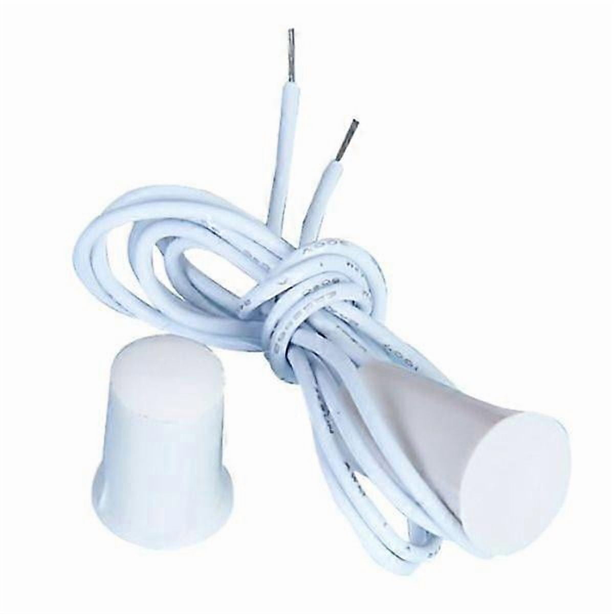 Recessed Magnetic Door Window Contacts Alarm Reed Switch (White ...