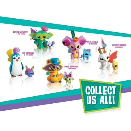 Animal Jam Lucky Monkey & Pet Puppy Mini Figure 2-Pack | Walmart Canada