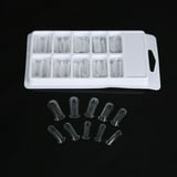 Ccdes 100pcs Nail Extension, Mold Tips, Clear Nail Form Full Cover ...