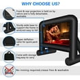 16 Feet Inflatable Movie Screen Outdoor, Projection Screen with Air ...
