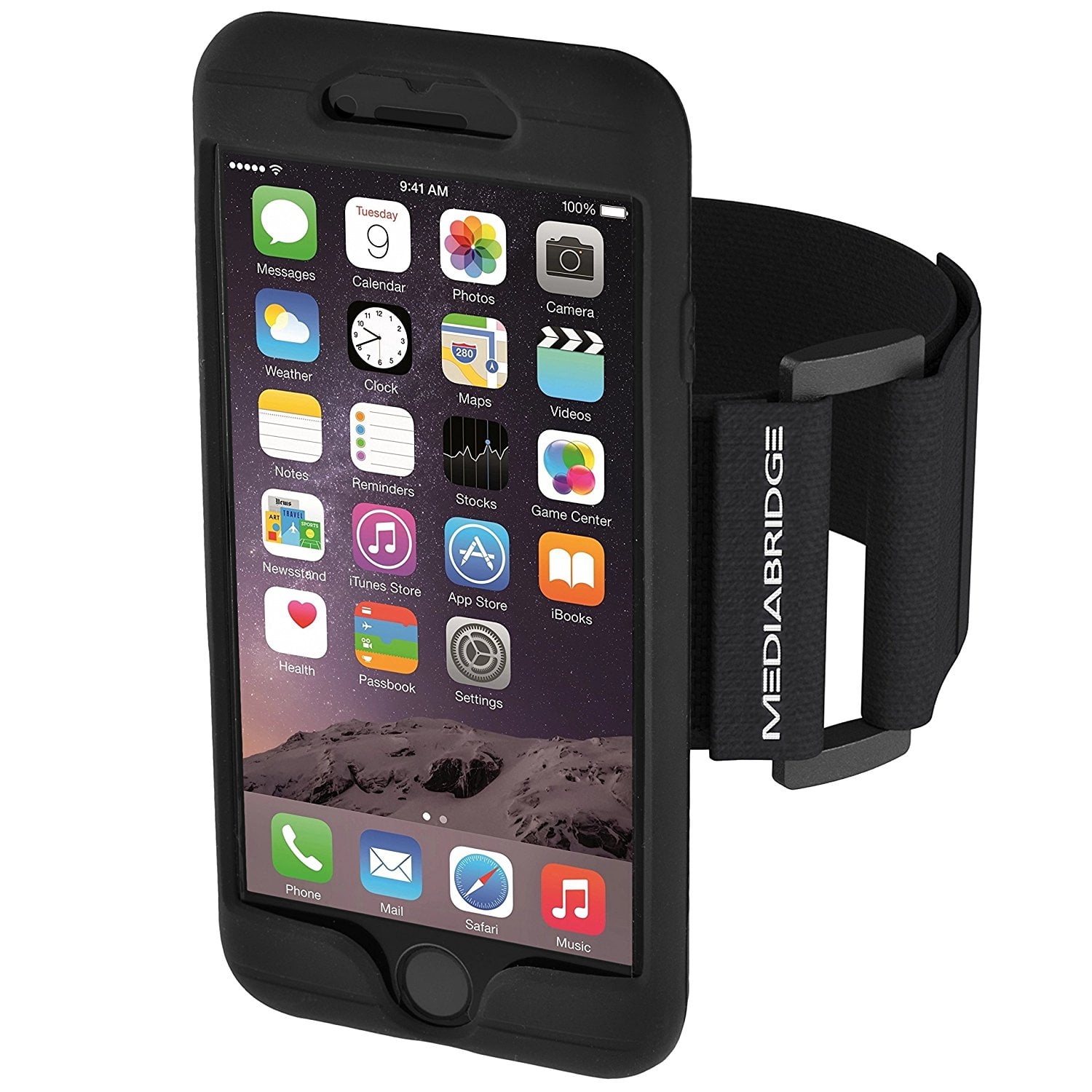 Mediabridge Armband for iPhone 8 ( Black ) - Fits 11"-20" Arm ...