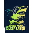 Wonder Nation Boys Shark Long Sleeve Top and Pants, 2-Piece Sleep Set ...