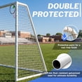 16x7 FT Soccer Goal for Backyard, Metal Soccer Goals with PE Soccer Net ...