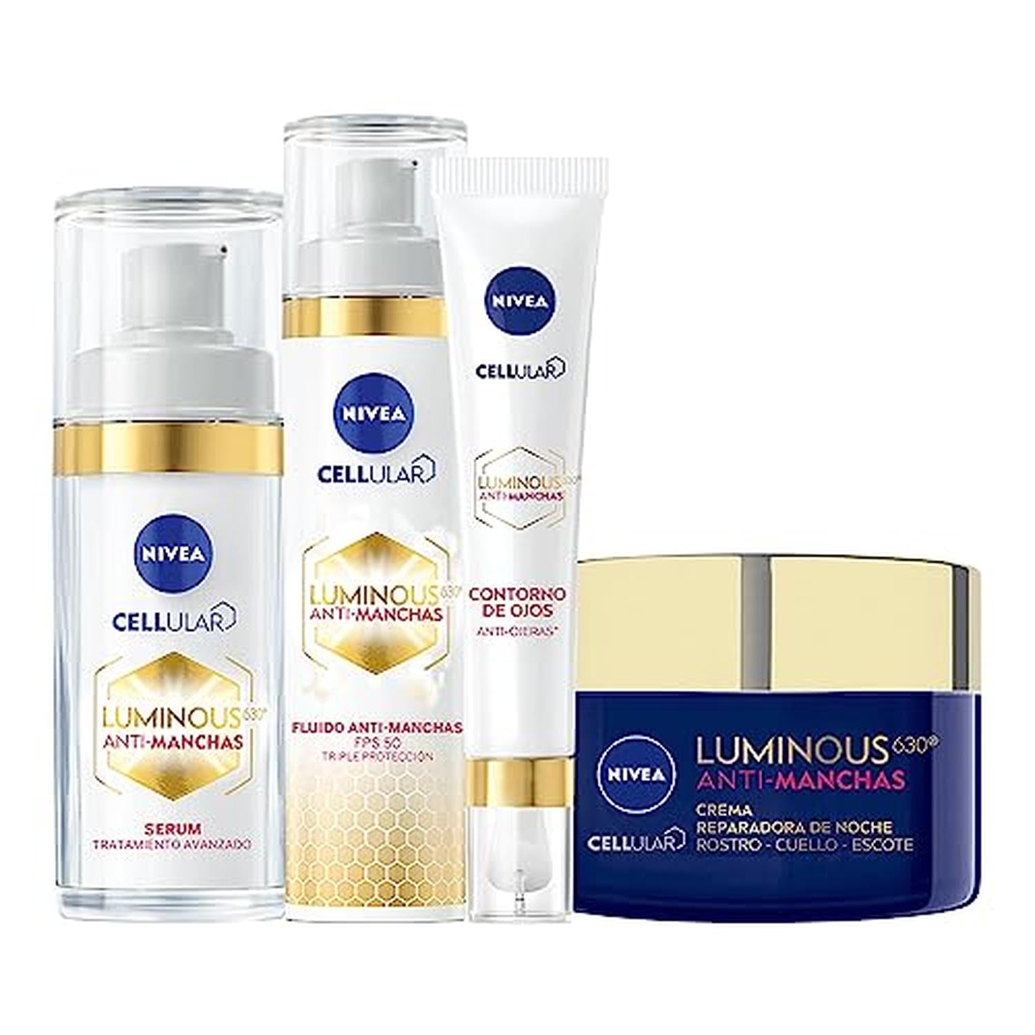 Kit Facial Completo NIVEA Luminous 630 Anti-manchas Enriquecido con ...