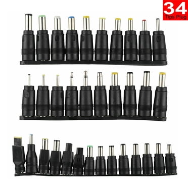 Motor Genic 34 Tips Charger Power Supply Adapter Jack Plug Kit for ...