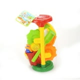 Bisontec Double Sand Wheel Beach Toy Set With Bucket, Shovels, Rakes ...