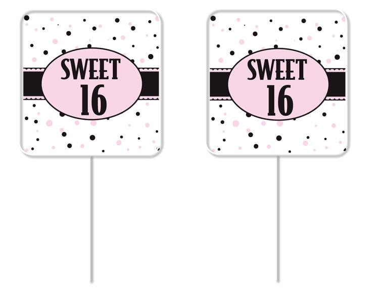 Sweet 16 Cupcake Picks – 12 Pack - Walmart.com