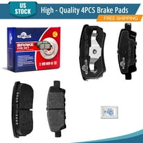 YXPCARS 8PCS Front & Rear Ceramic Brake Pads(D866+D868) for Jeep ...