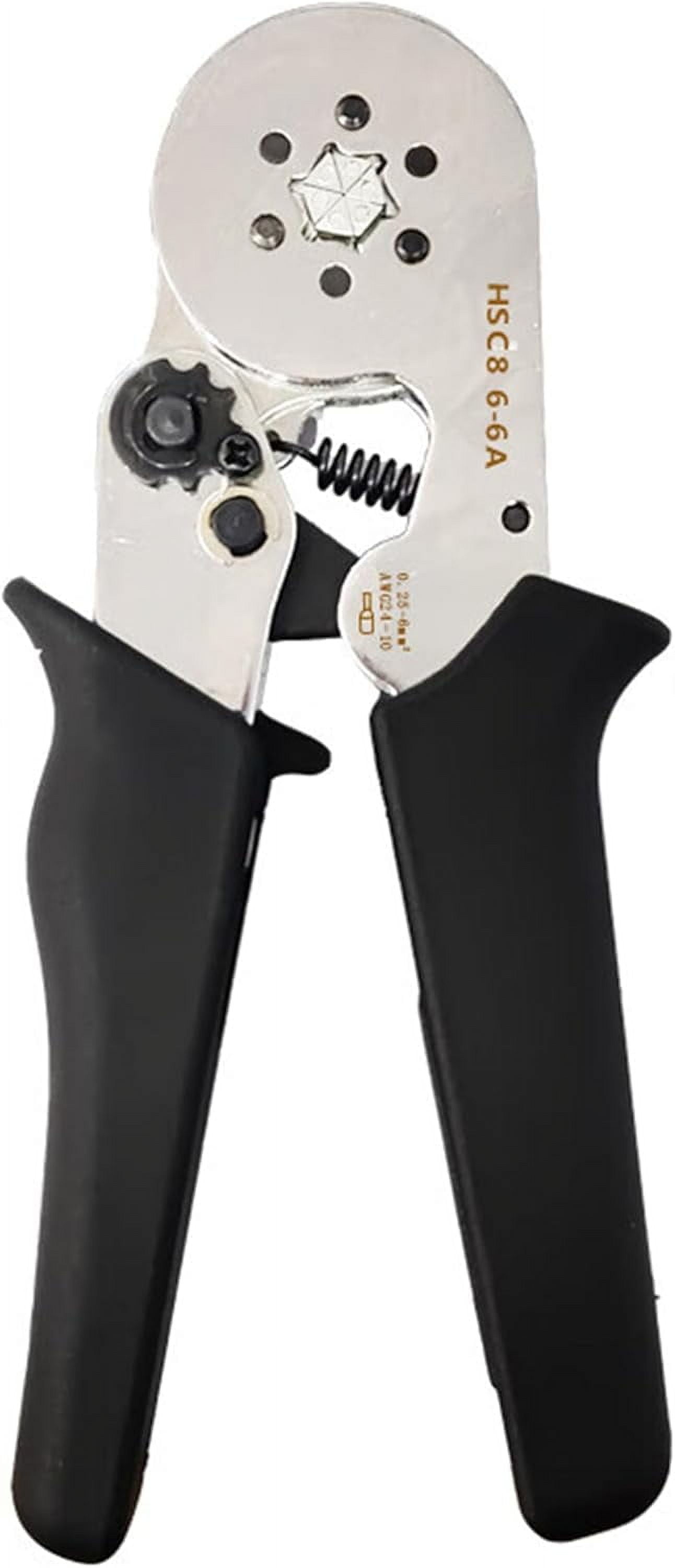 Tubular terminal crimping pliers Terminal pliers Tubular pre-insulated ...