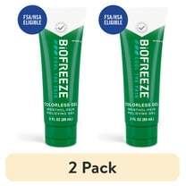 (2 pack) Biofreeze Pain Relief Gel, Back Knee Muscle Joint and Arthritis Pain Relievers, Menthol ...