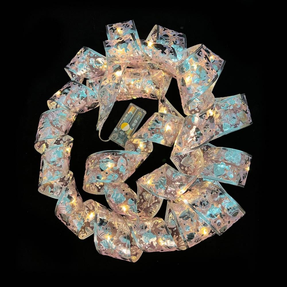 Easter LED Strip Bronzing Ribbon Glowing Light String Flexible DIY ...