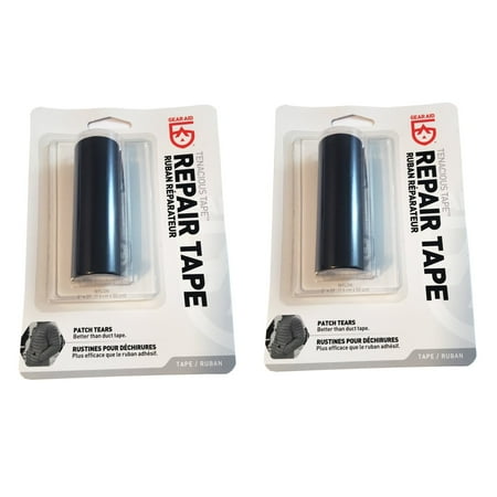 (2 Pack) Gear Aid Tenacious Tape Fabric Repair Tape Black | Walmart Canada