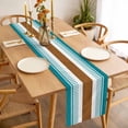 Table Runner Dresser Scarves 70 Inch Long,Boho Vintage Texture Teal ...