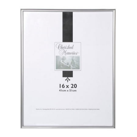 Frame - Plastic - Silver - 16 x 20 inches - Walmart.com