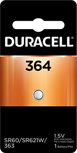 Duracell 364 Watch/Electronic Battery, 1.5 Volt, Silver Oxide - Walmart.com