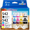 552 Ink Bottles Ecotank 6 Pack ET-8550 ET-8500 Replacement for Epson ...