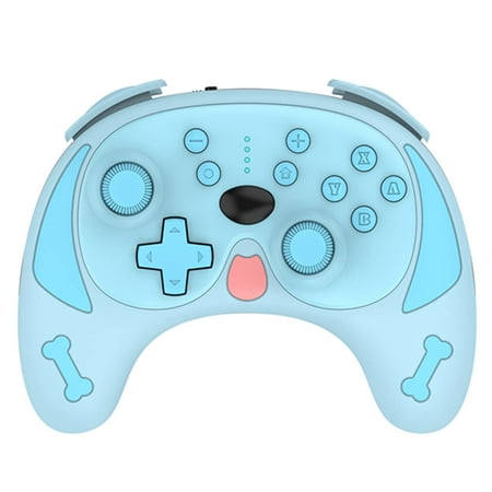 Blue Wireless Pro Controller for Switch/Switch Lite Console,Puppy ...