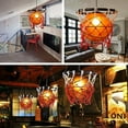 FINE MAKER Basketball Pendant Light Glass Industrial Chandelier Sport ...