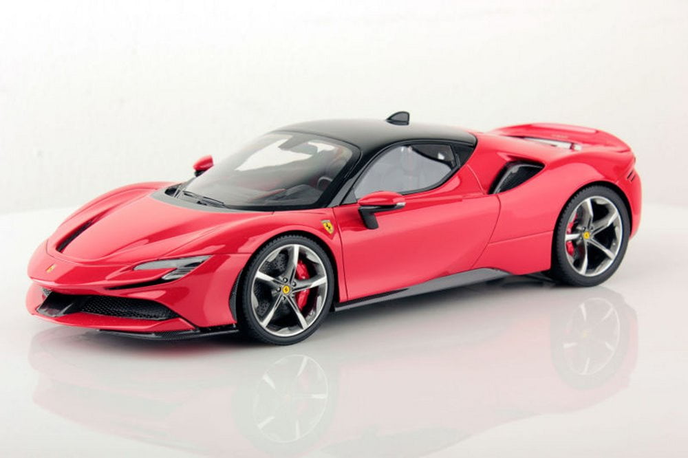 Ferrari SF90 Stradale Hardtop, Red - Bburago 26028R - 1/24 scale ...