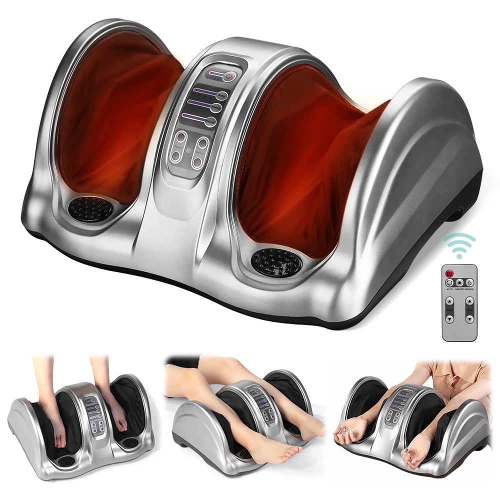 Shiatsu Foot Massager Machine with Heat, 3D Leg Massager Therapeutic ...