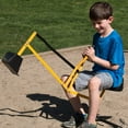 Ride on Crane Digger with Stabilizing Base - Kids Sand Scooper Machine ...