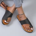BRICH Women's Open Toe Ring Slippers Summer Fashion Sandals Casual Flat ...