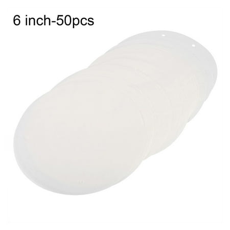 ENJOYW 50 Pcs Bamboo Steamer Dim Sum Paper Non Stick Under Steam Mat ...