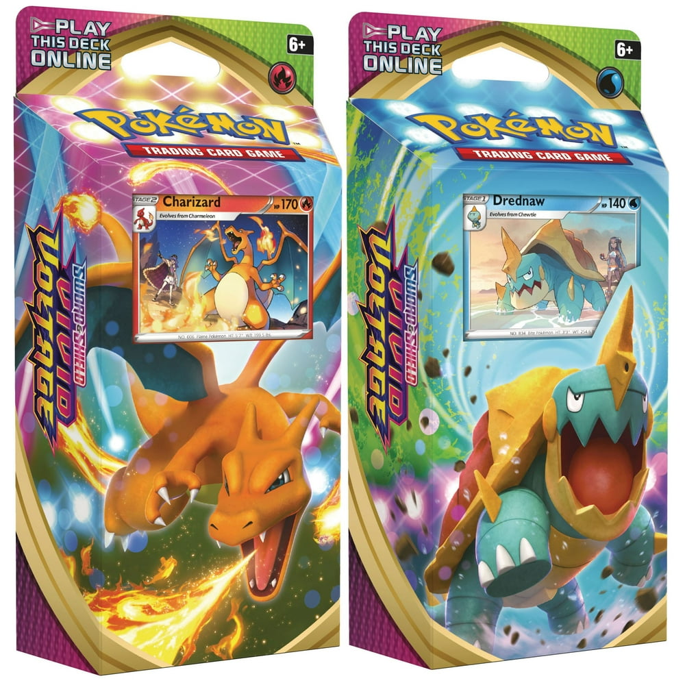 Pokemon Sword & Shield Vivid Voltage Charizard & Drednaw Set of Both ...
