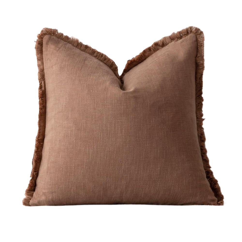 Click here for Beaver & Birch Linen Pillow Covers With Tassels Fr... prices