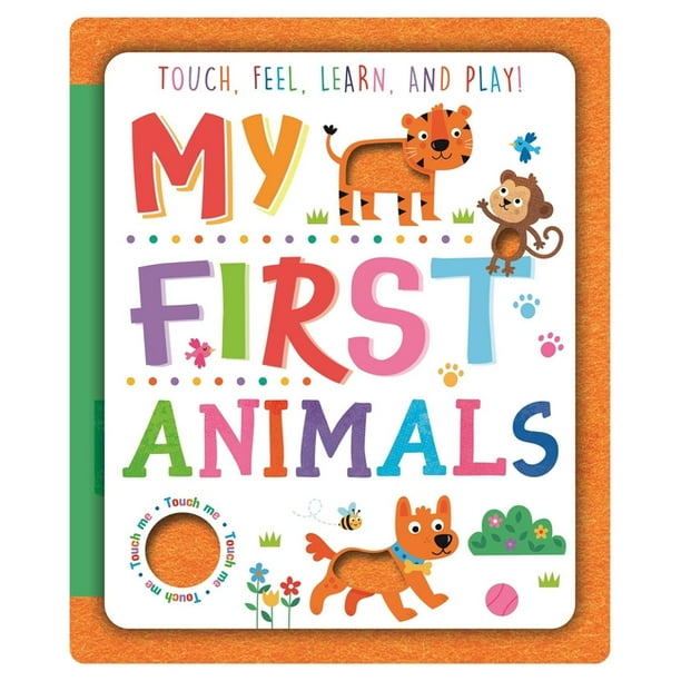 My First Animals : Felt Book (Board book) - Walmart.com