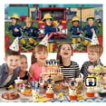 Fireman Sam Party Supplies Birthday Decorations Plates Banner Kids Cake ...