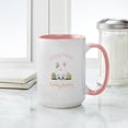 CafePress - Happy Easter You Funny Bunny Mugs - 15 oz Ceramic Large ...