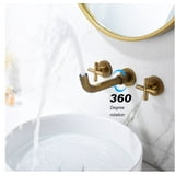 O'force Bathroom Faucet Wall Mounted Bathroom Sink Faucet-Archaize ...