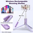 TONEOF 60in Extendable Bluetooth Selfie Stick Tripod with Remote for ...