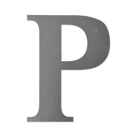 Rusted Orange CRAFTWORKS 9" Classic Metal Letter (P) Metal Alpha Letter ...