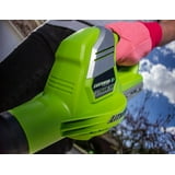 Earthwise LB20020 20-Volt Lithium Ion Cordless Electric Leaf Blower ...