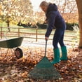 Orientools 43"-66"Garden Leaf Rake, Adjustable Lightweight Steel Handle ...