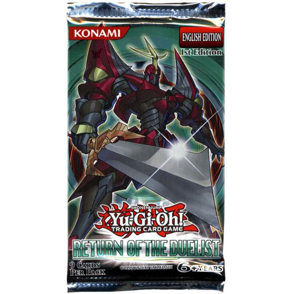 Yu-Gi-Oh Return of the Duelist Booster Pack - Walmart.com - Walmart.com