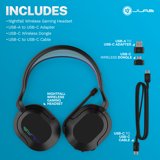 JLab Nightfall Wireless Gaming Headset for PS5, PS4, PC, Nintendo ...