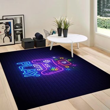 Free Shipping! Gaming Rug for Boys Bedroom, Video Game Carpet with ...