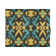 Aztec Geometric Abstract Pattern Door Curtain Sheer Privacy Light ...