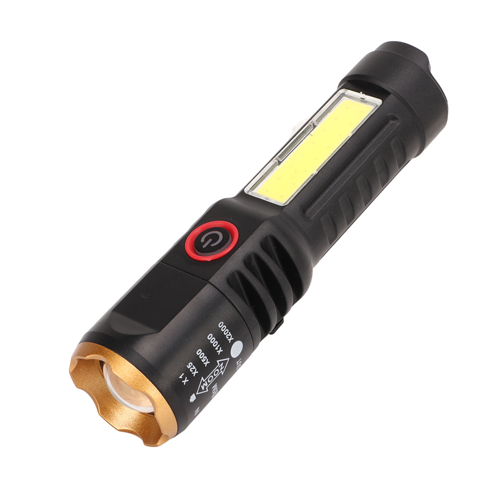 Camping Flashlight, Telescopic Zoom Strong Light Outdoor Flashlight ...