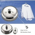 OTVIAP Retractable Clothesline, 304 Stainless Steel, Adjustable Nylon ...