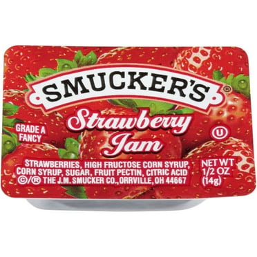 Smucker's Assorted Jam Packs: Strawberry, Grape Jelly, Individual ...