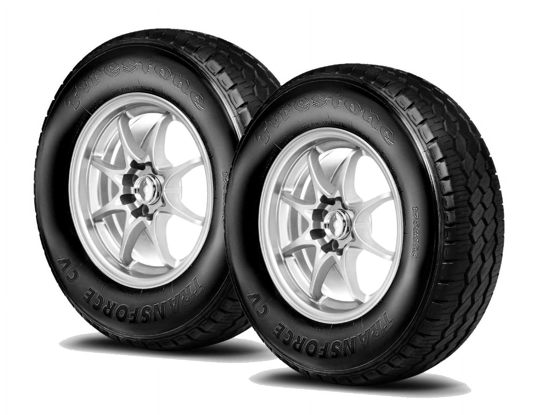 Paquete de 2 llantas FIRESTONE 195R15C 106/104R TRANSFORCE CV | Walmart ...