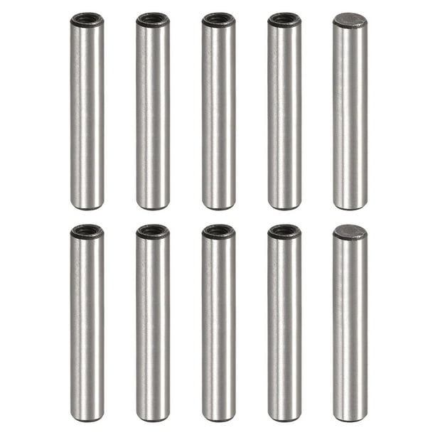 M3 Internal Thread Dowel Pin 10 Pack 5x30mm Chamfering Flat Carbon ...