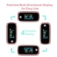SUWU Pulse Oximeter Rechargeable, Finger Sensor for Oxygen and Heart ...