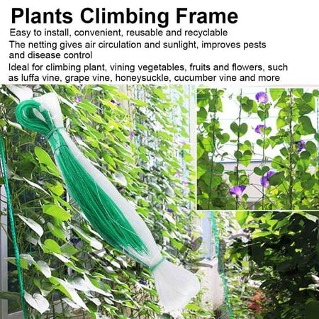 Garosa Plants Climbing Frame, Garden Plant Trellis Net Plants Climbing ...